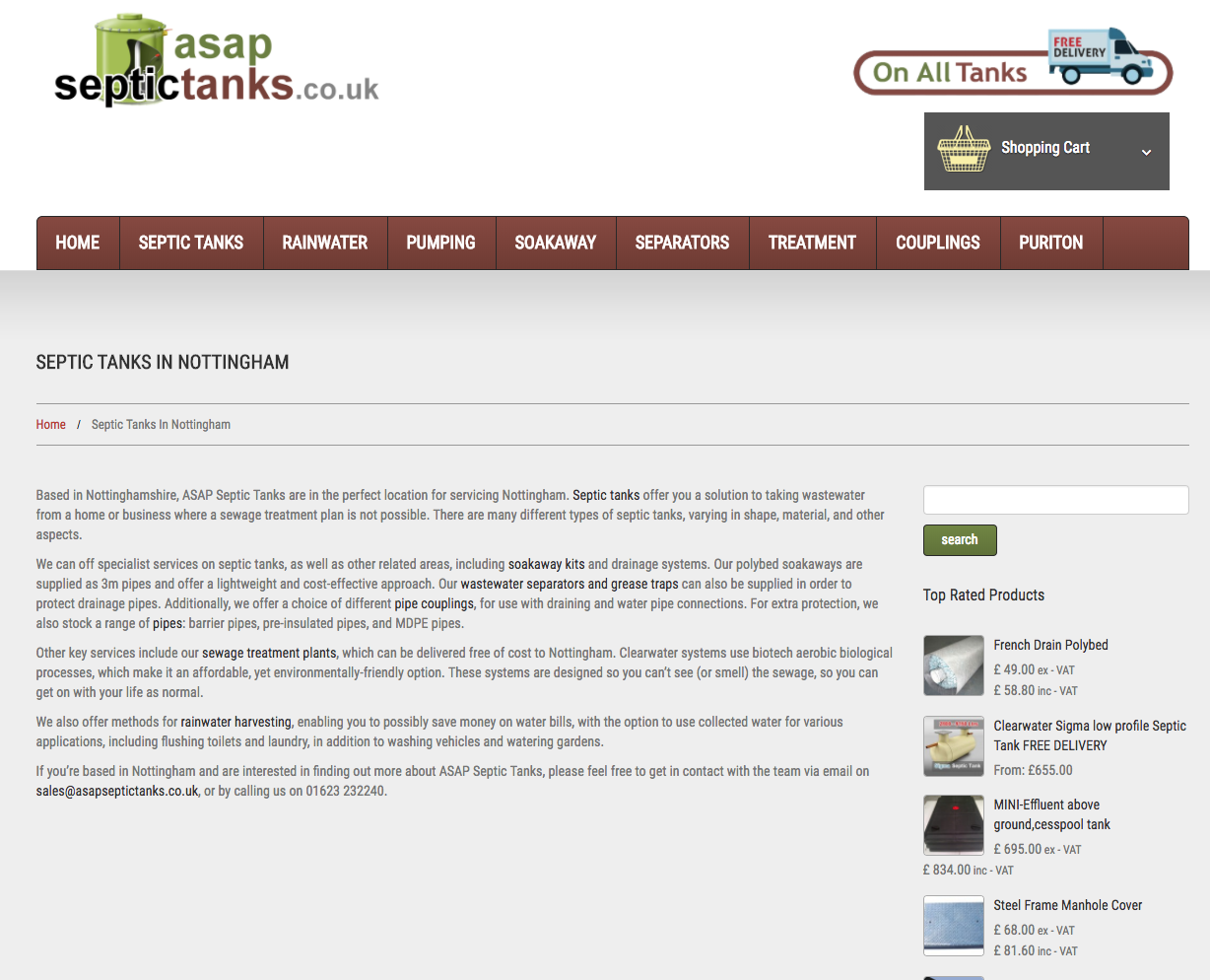 ASAP Septic Tanks – Content by Carmina